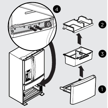Frigidaire GRMS2773AF - Gallery 26.3 Cu. Ft. Standard-Depth 4-Door ...