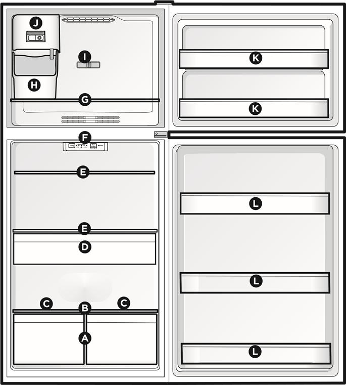 Frigidaire FFTR2045VS - Frigidaire 20.0 Cu. Ft. Top Freezer ...