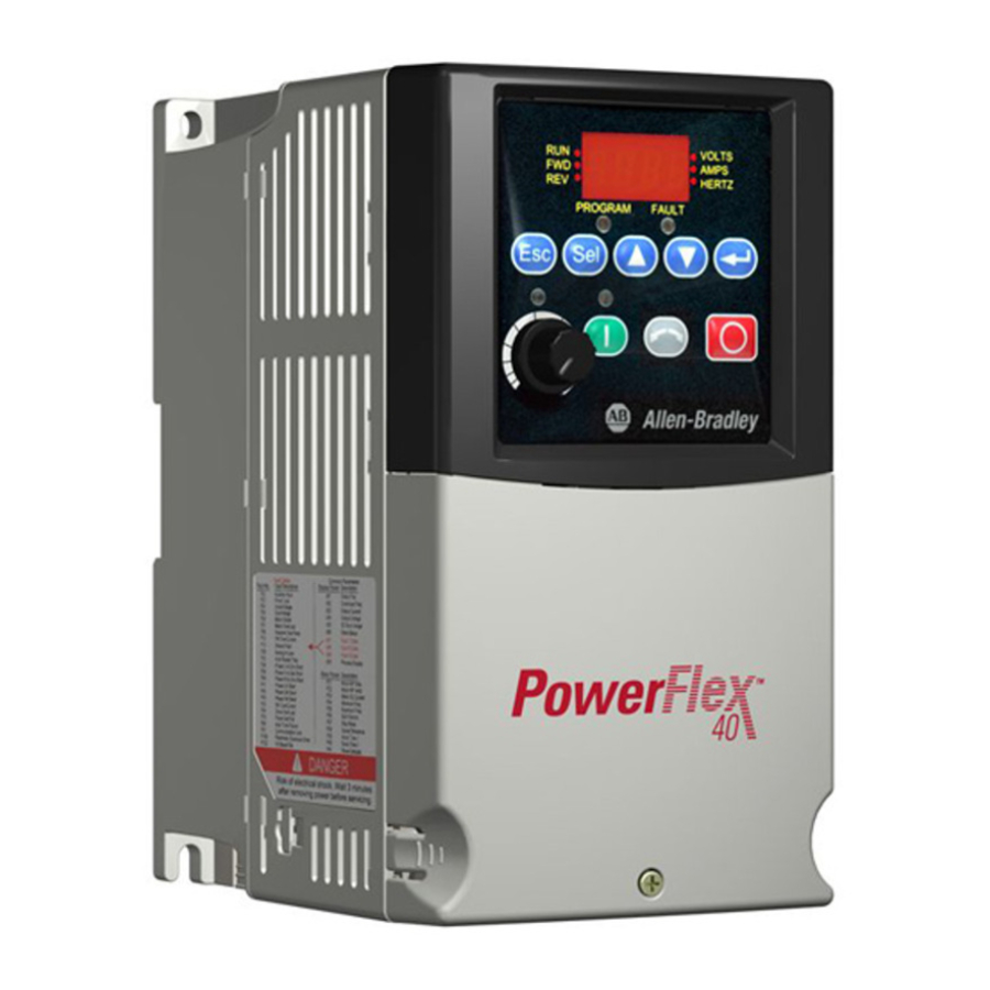 Allen-Bradley PowerFlex 40 - Adjustable Frequency AC Drive Quick Start ...