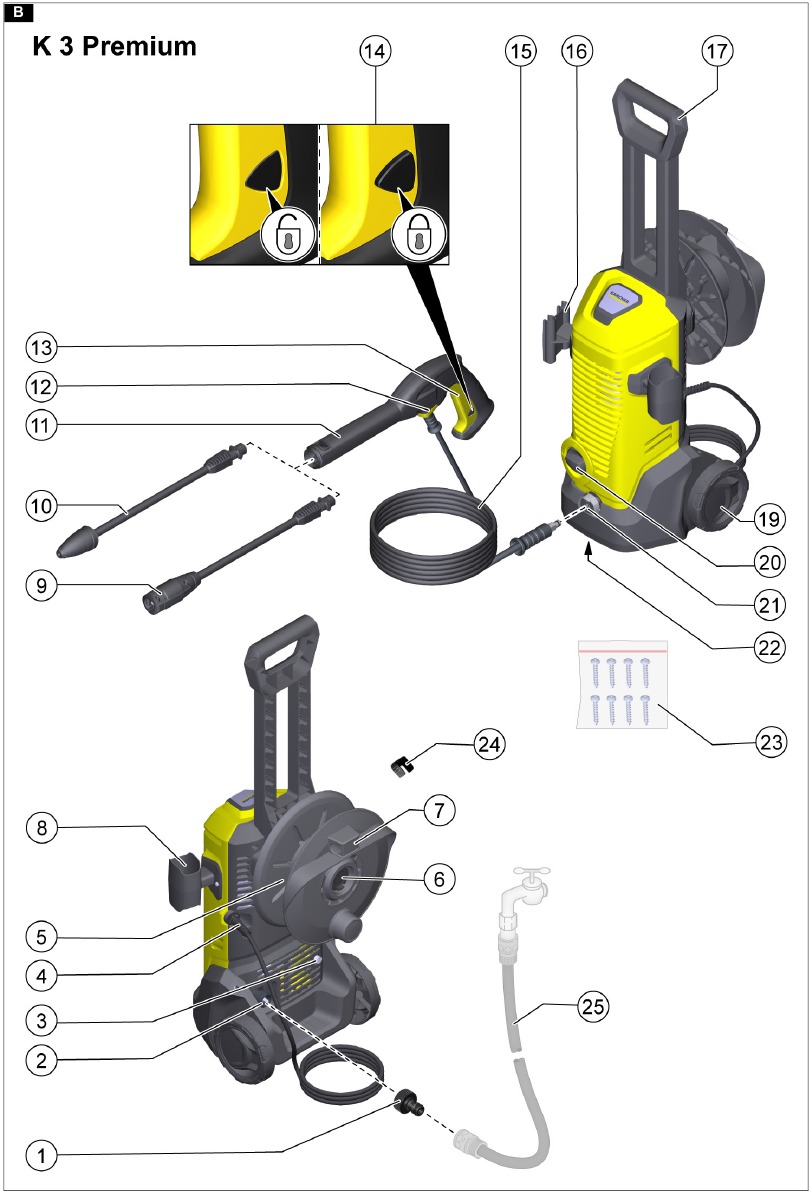 Kärcher K3, K3 Premium - Pressure Washer Manual | ManualsLib