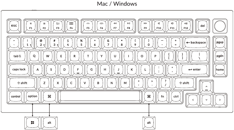 Keychron Q1 Pro - Bluetooth Mechanical Keyboard Manual | ManualsLib