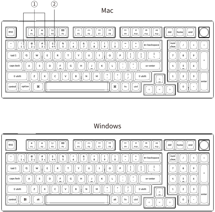 Keychron V5 MAX - Wireless Mechanical Keyboard Manual | ManualsLib