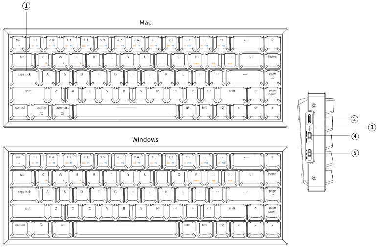 Keychron K6 - Bluetooth Mechanical Keyboard Manual | ManualsLib