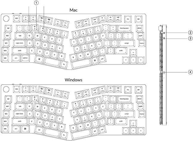 Keychron K15 Pro - Bluetooth Mechanical Keyboard Manual | ManualsLib
