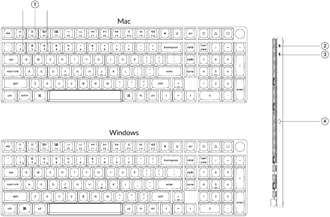 Keychron K17 Pro - Bluetooth Mechanical Keyboard Manual | ManualsLib