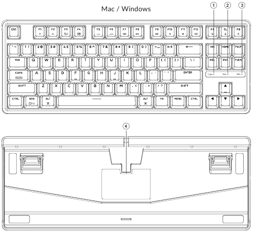 Keychron C3 Pro - Tenkeyless Mechanical Keyboard Manual | ManualsLib