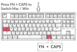 Keychron C3 Pro - Tenkeyless Mechanical Keyboard Manual | ManualsLib