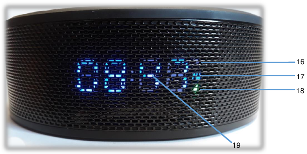 Daewoo AVS1376 - Clock Radio Bluetooth Rechargeable Speaker with ...