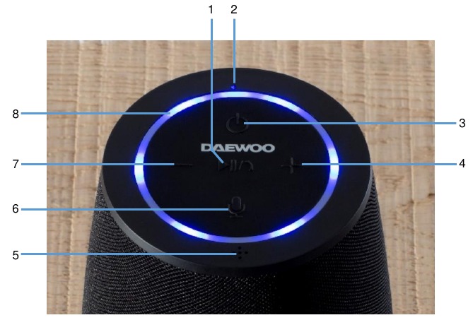 Daewoo AVS1364 - Bluetooth Speaker with Voice Assist Manual | ManualsLib