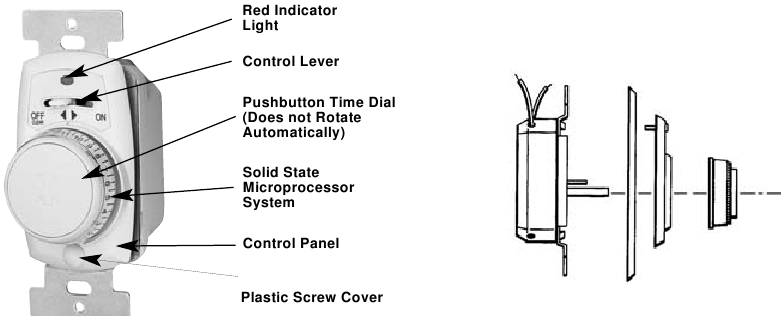Intermatic EJ351, EJ353 - Programmable Wall Switch Security Timer ...