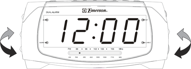Emerson CK5250 - Large Display Am/Fm Clock Radio Manual | ManualsLib