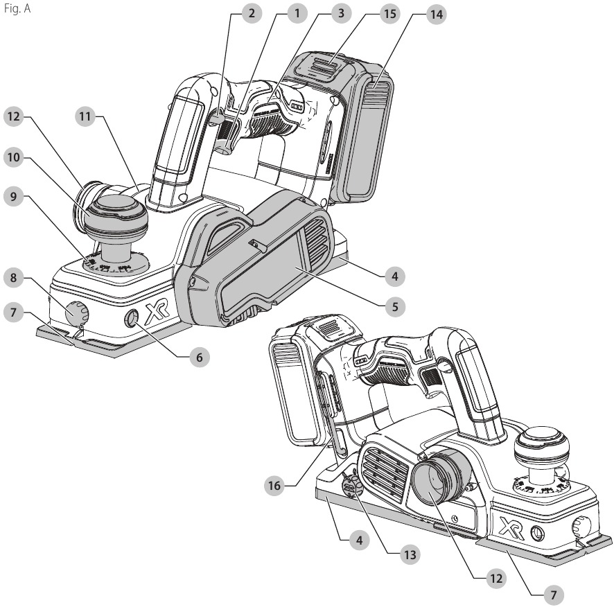 DEWALT DCP580 - Brushless Cordless Hand Planer Manual | ManualsLib