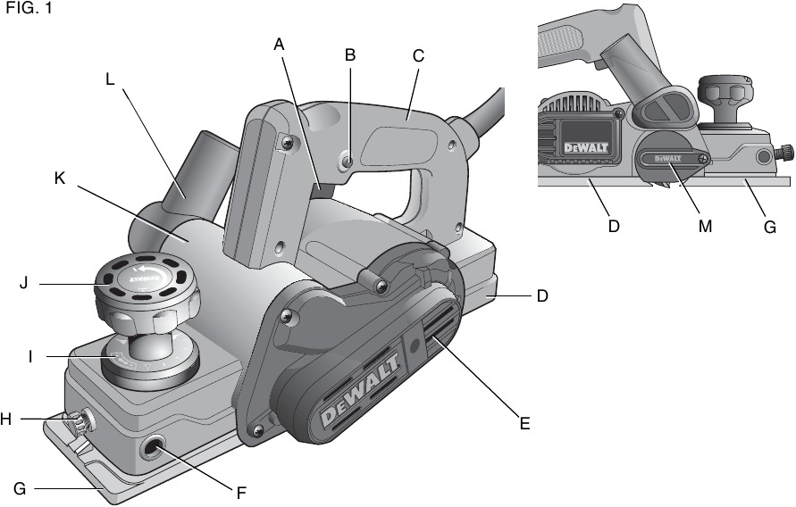 Dewalt D26676, D26677 - Hand Planer Manual | ManualsLib