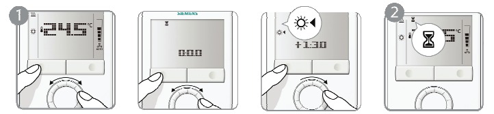 Siemens RDG100, RDG110, RDG160, RDG140 - Thermostat Operating ...
