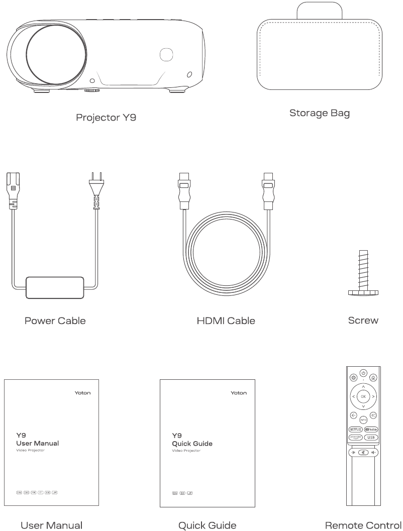 YOTON Y9 - Video Projector Manual | ManualsLib