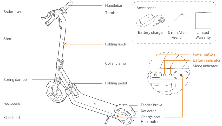 Segway Ninebot eKickScooter ZING E8 / E10 / E12 - Electric Scooter ...