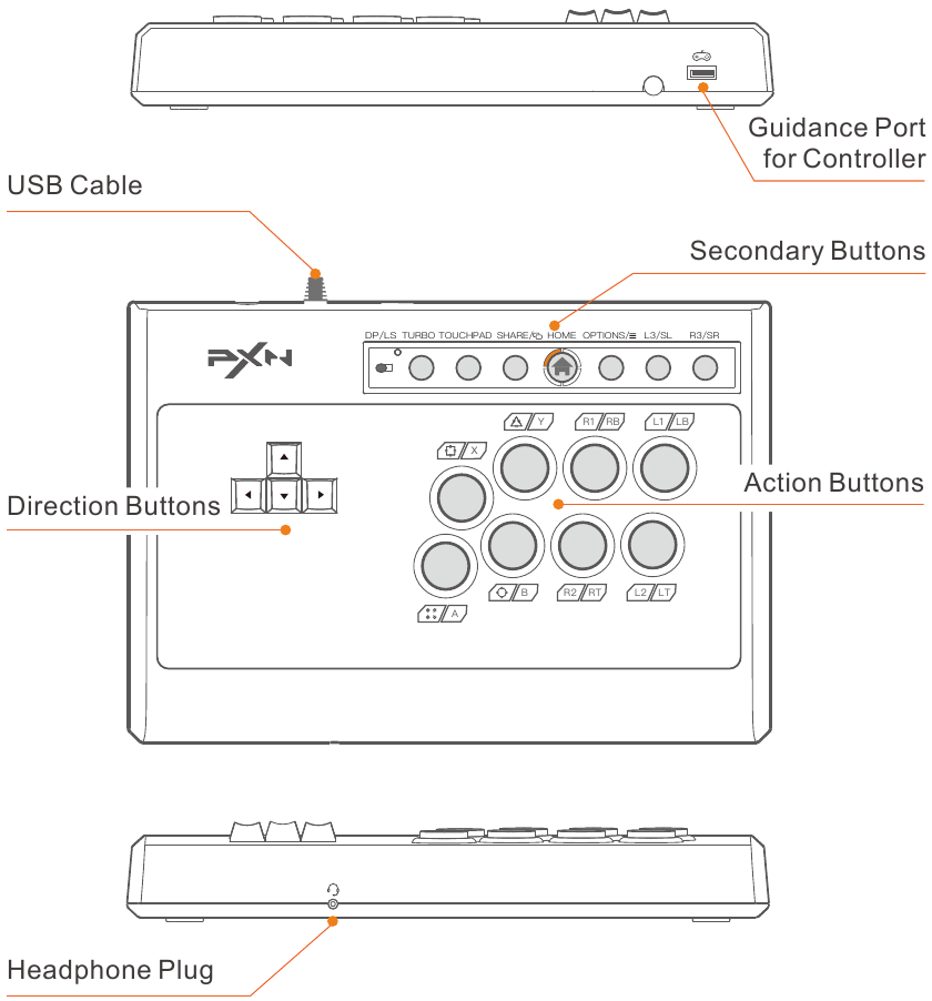 PXN X8 - Game Controller Manual | ManualsLib