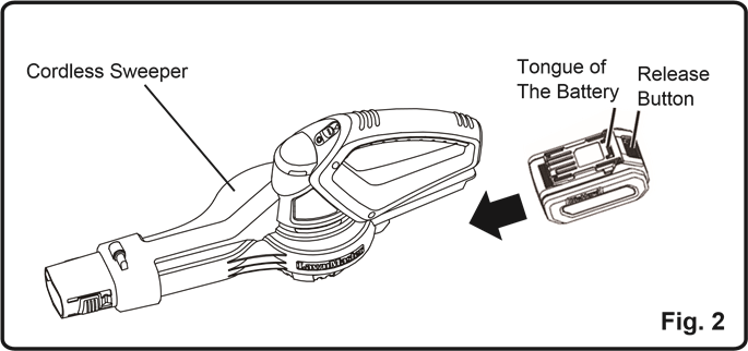 LawnMaster CLBL2406 - Cordless Sweeper Manual | ManualsLib