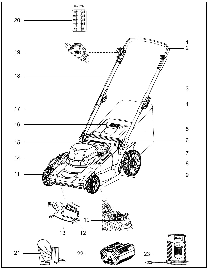 LawnMaster CLMFR6020A 0802 - Cordless Mower Manual | ManualsLib