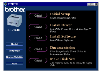 Brother HL-1030 / HL-1240 / HL-1250 / HL-1270N - Laser Printer Setup ...