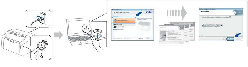 Brother HL-1110 / HL-1112 - Laser Printer Setup Manual | ManualsLib