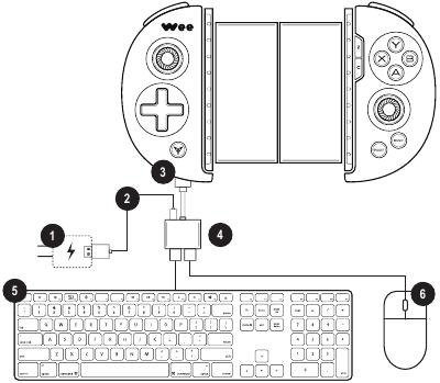 Flydigi WEE2 - Stretchable Controller & Keyboard/Mouse Converter Manual ...