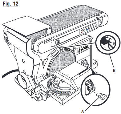 Ryobi BD4601, BD4601G - BELT / DISC SANDER Manual | ManualsLib