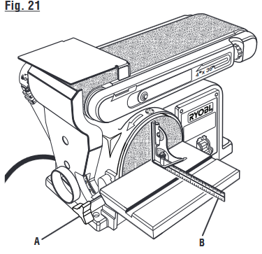 Ryobi BD4601, BD4601G - BELT / DISC SANDER Manual | ManualsLib