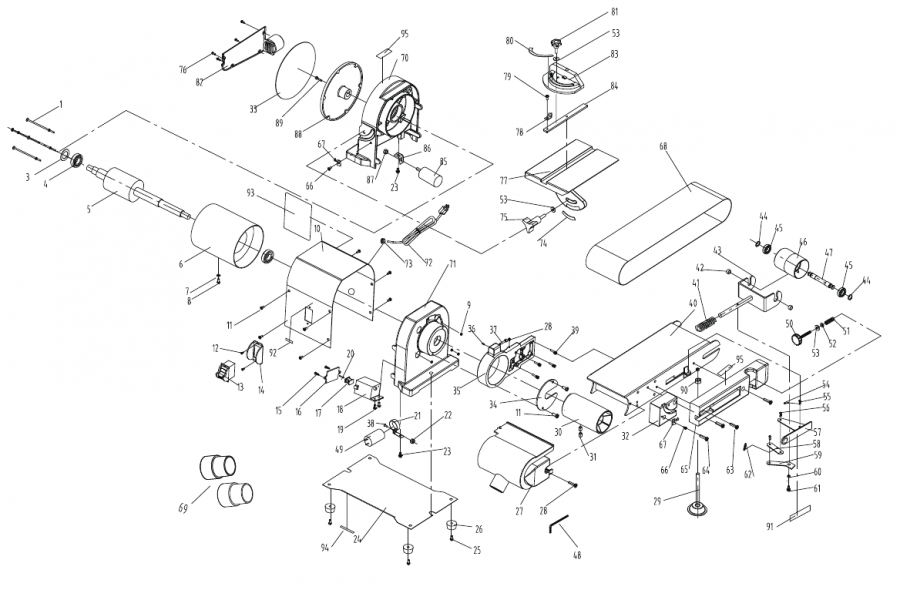 Bucktool BD4603 - 4"x6" BELT DISC SANDER Manual | ManualsLib