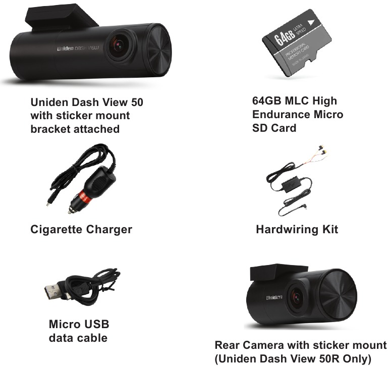 Uniden Dash View 50, 50R - 4K Smart Dash Cam Manual | ManualsLib