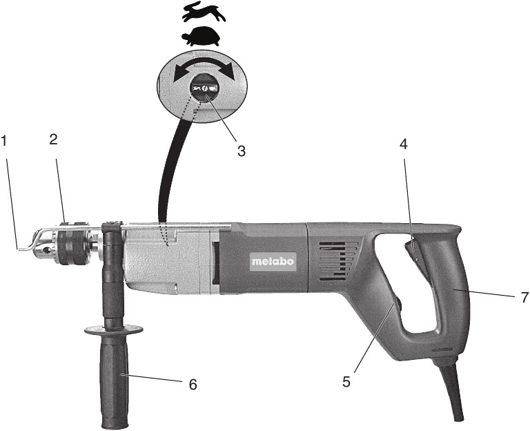 Metabo BDE 1100 - Drill Manual | ManualsLib