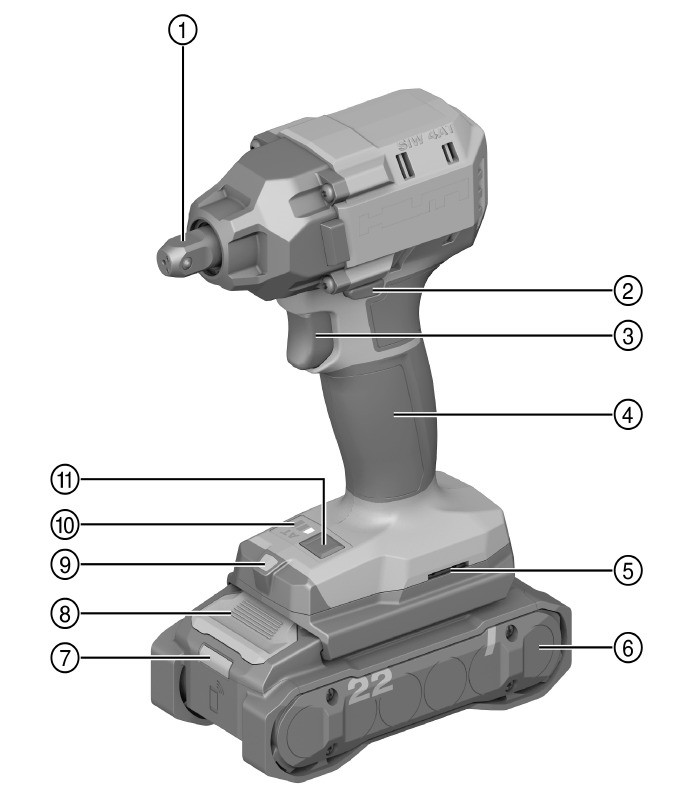HILTI Nuron SIW 4AT-22 - Cordless Impact Wrench Manual | ManualsLib