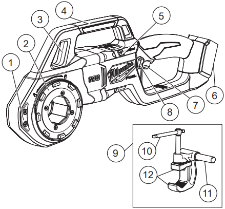 Milwaukee M18 FUEL 2870-20 - COMPACT PIPE THREADER Manual | ManualsLib