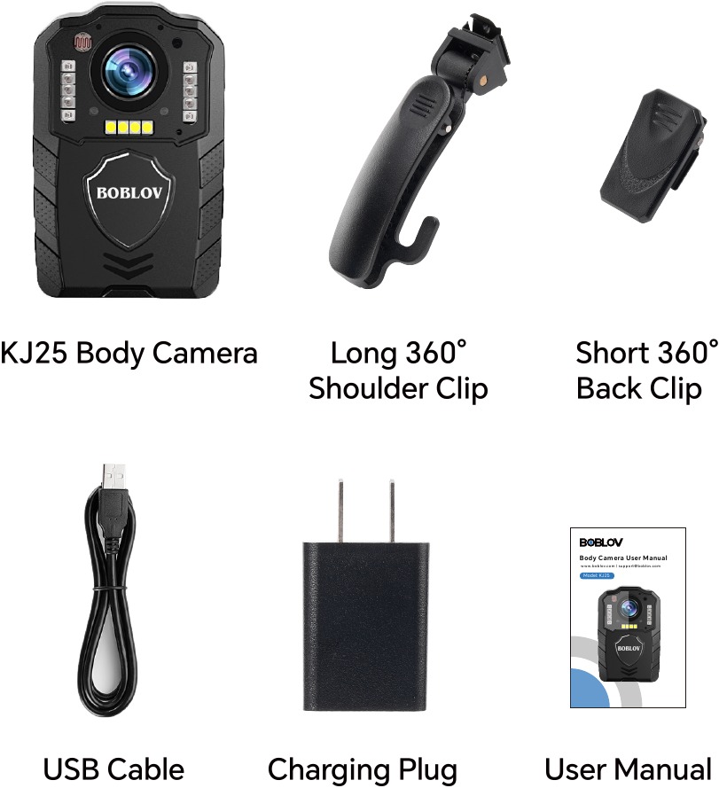 boblov KJ25 - Body Camera Manual | ManualsLib