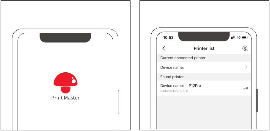 Phomemo P12 PRO - Wireless Label Maker Quick Start Guide | ManualsLib