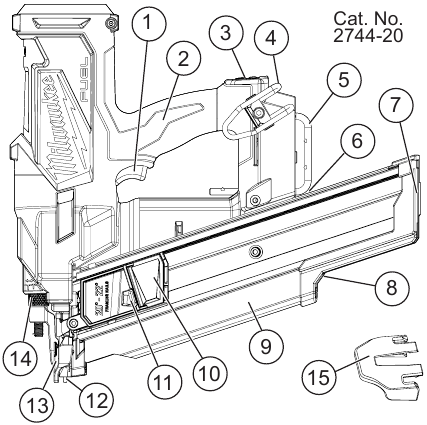 Milwaukee M18 FUEL 2744-20, 2745-2 - FRAMING NAILERS Manual | ManualsLib