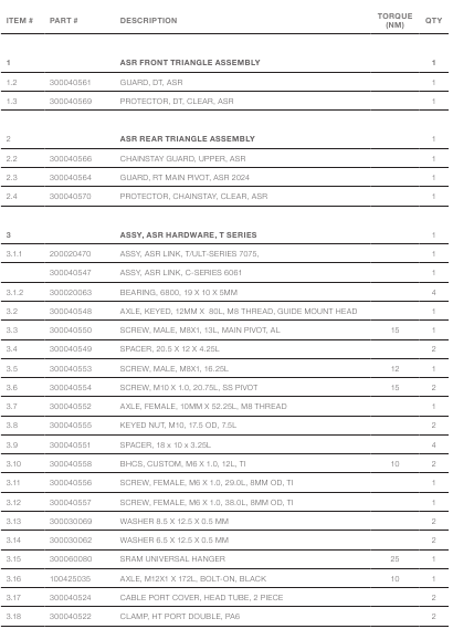 YETI ASR - Mountain Bicycle Manual | ManualsLib