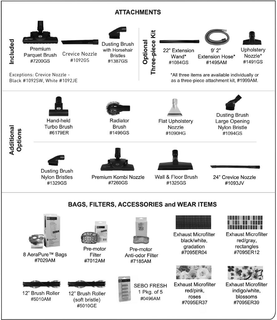 Sebo FELIX Premium - Vacuum Cleaner Manual | ManualsLib