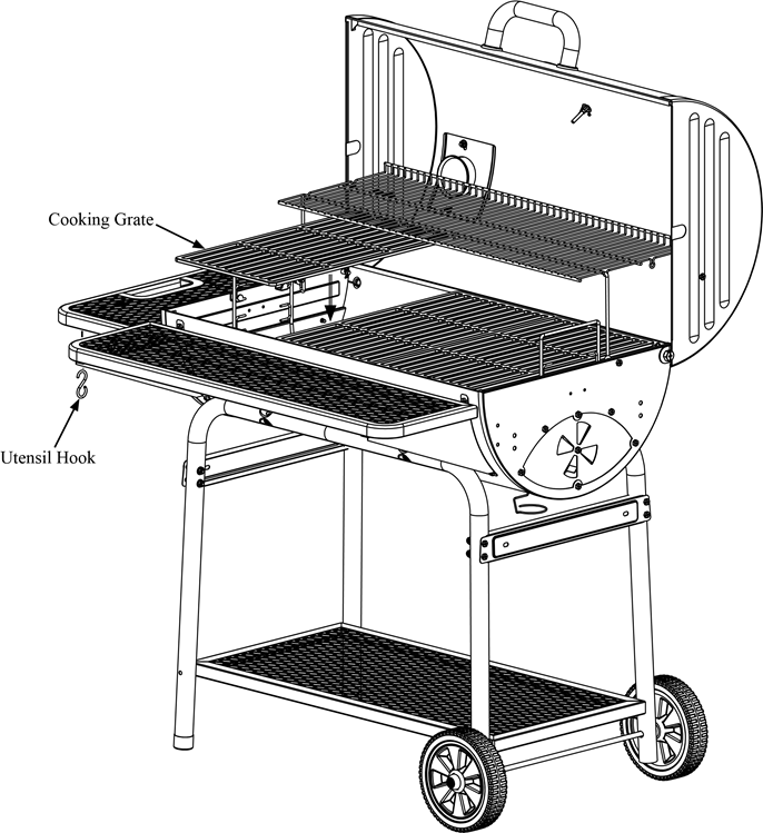 Char-Griller Pro Deluxe XL, 2735 - Charcoal Grill Manual | ManualsLib