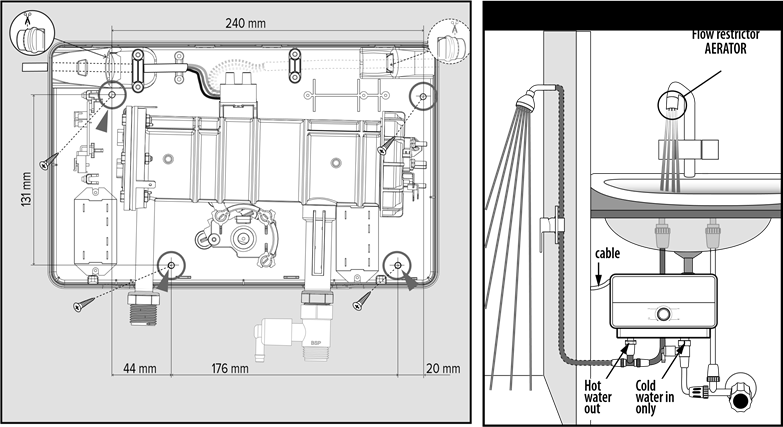 Ariston AURES MULTI - WATER HEATER Manual | ManualsLib