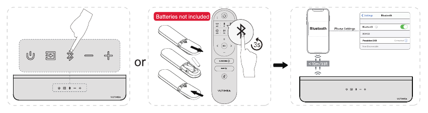 Ultimea Poseidon D50 U2500 - Soundbar Manual | ManualsLib