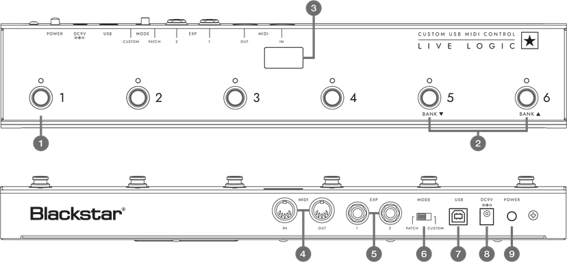 Blackstar LIVE LOGIC - USB MIDI CONTROLLER Manual | ManualsLib
