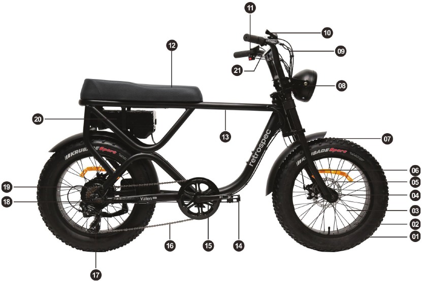 Retrospec Valen Rev - Electric Bike Manual | ManualsLib