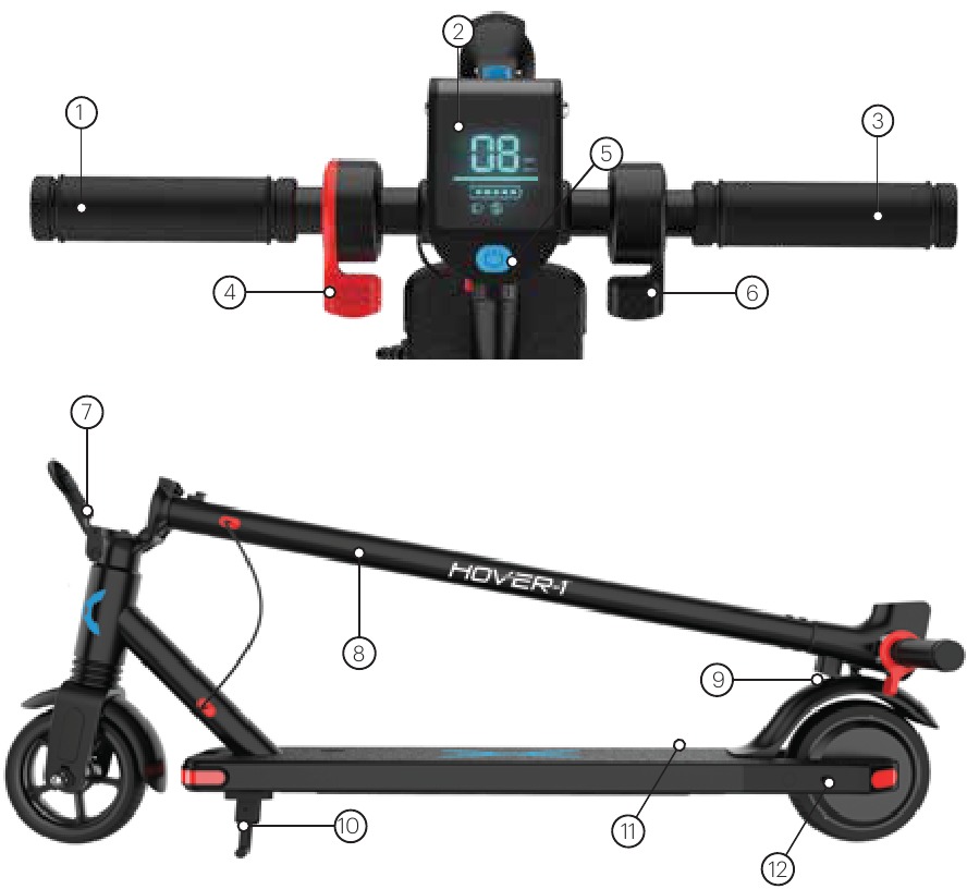 Hover 1 Highlander H1 Hlnr Scooter Manual Manualslib