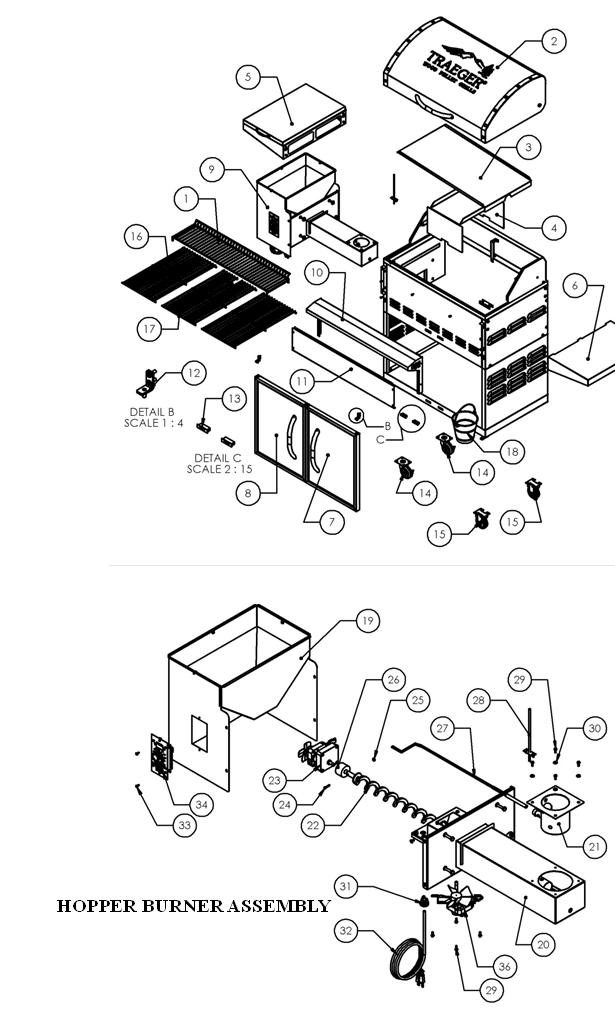 Traeger Select Pro BBQ400.03 - GRILL-SMOKER Manual | ManualsLib