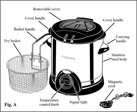 Presto Stainless Steel 05470 - Deep Fryer Manual | ManualsLib