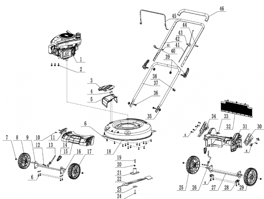 PowerSmart DB8602C - Lawn Mower Manual | ManualsLib