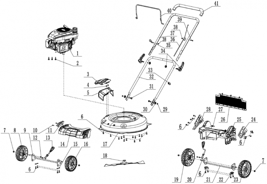 PowerSmart B8621C - Gas Lawn Mower Manual | ManualsLib
