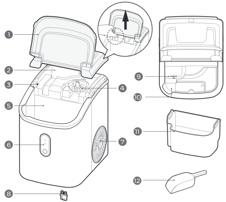 Silonn SLIM17T - Ice Maker Manual | ManualsLib