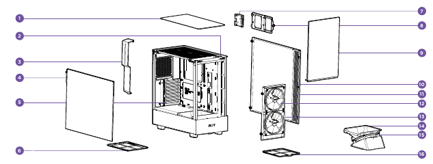 NZXT H5 ELITE - MID-TOWER Case Manual | ManualsLib